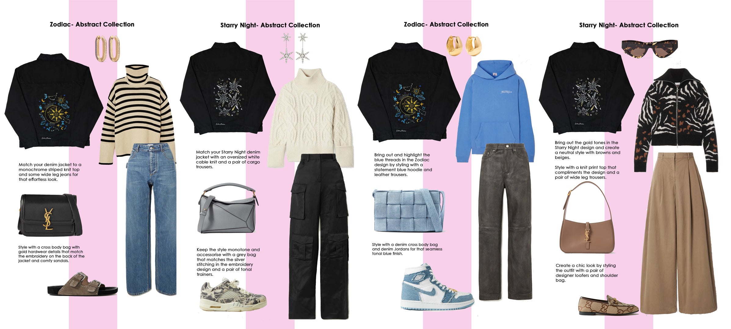 How to style Zodiac and Starry Night jackets – Sofia Marino